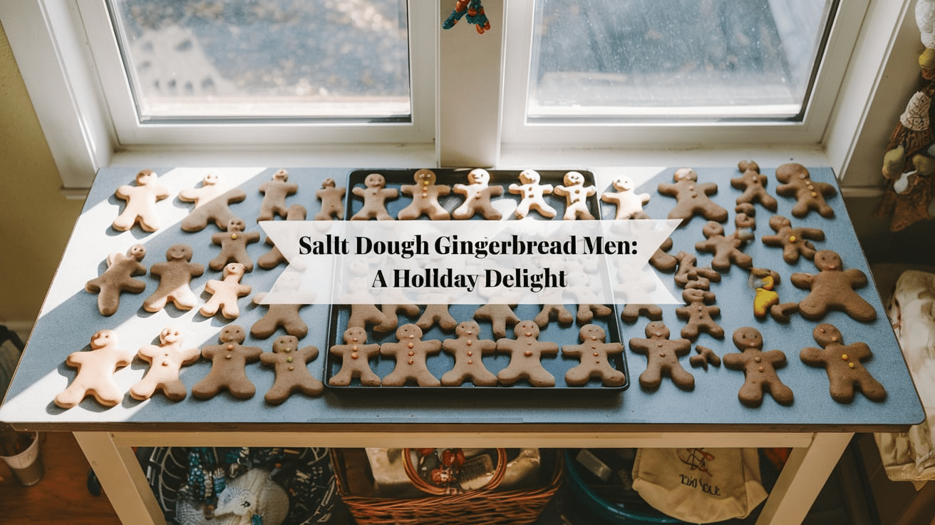 Salt Dough Gingerbread Man: A Holiday Delight - The Painted Hinge