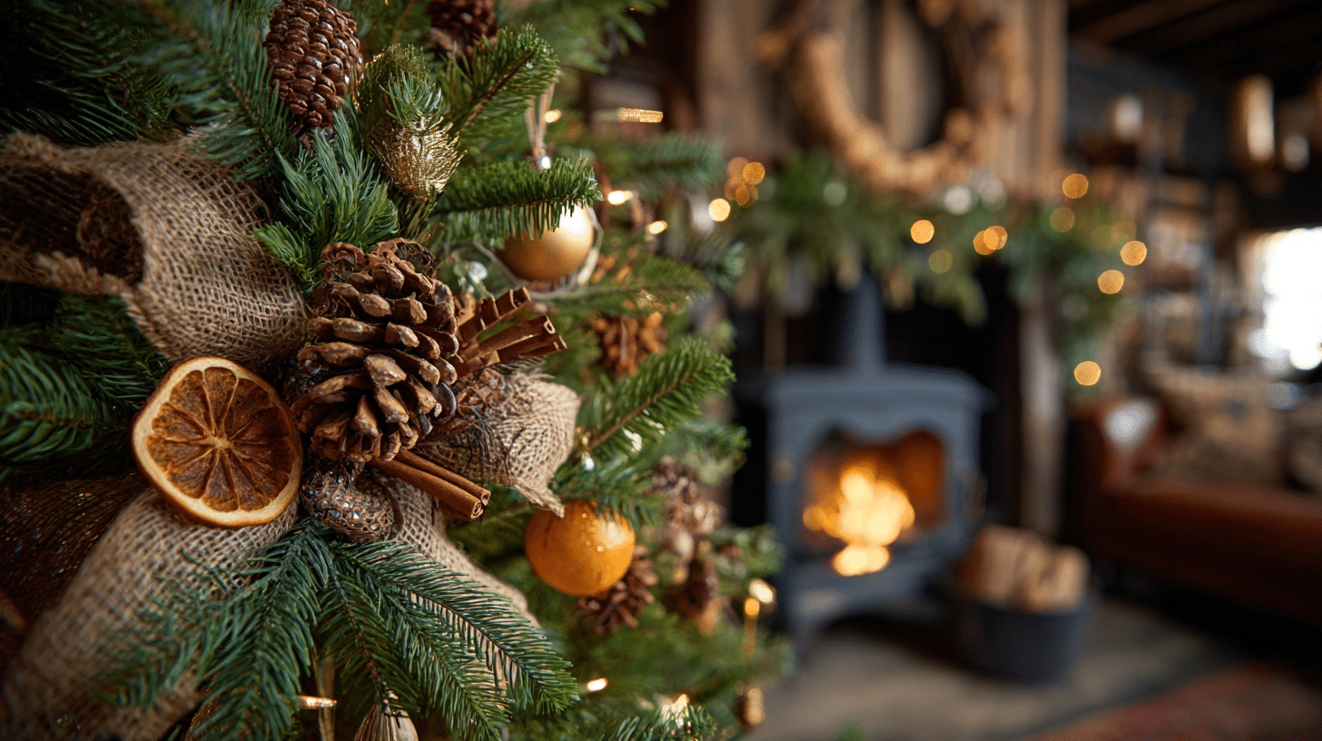 The Beauty of Natural Christmas Tree Decorations - The Painted Hinge