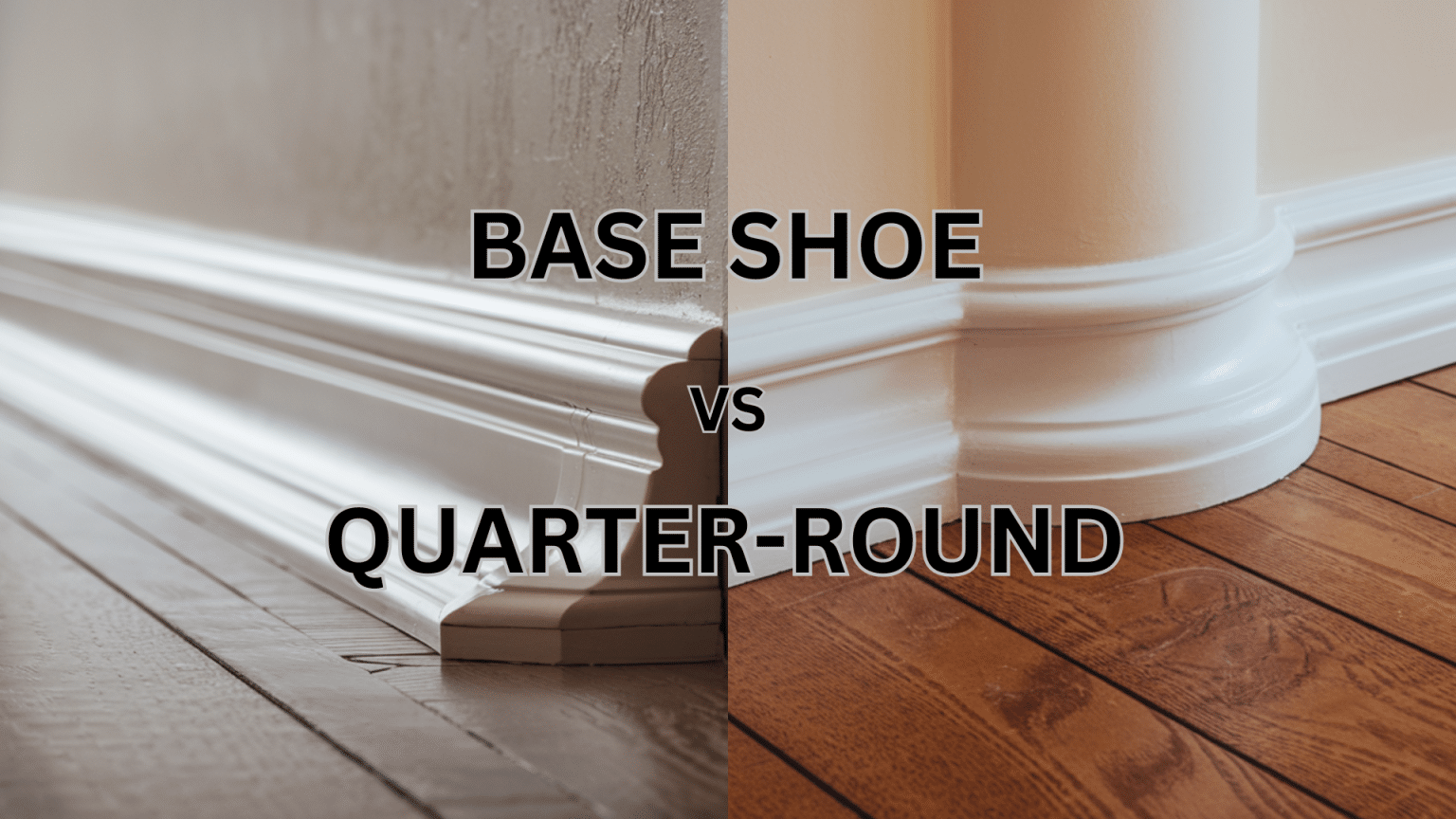Base Shoe vs Quarter-Round: A Comparison Guide - The Painted Hinge