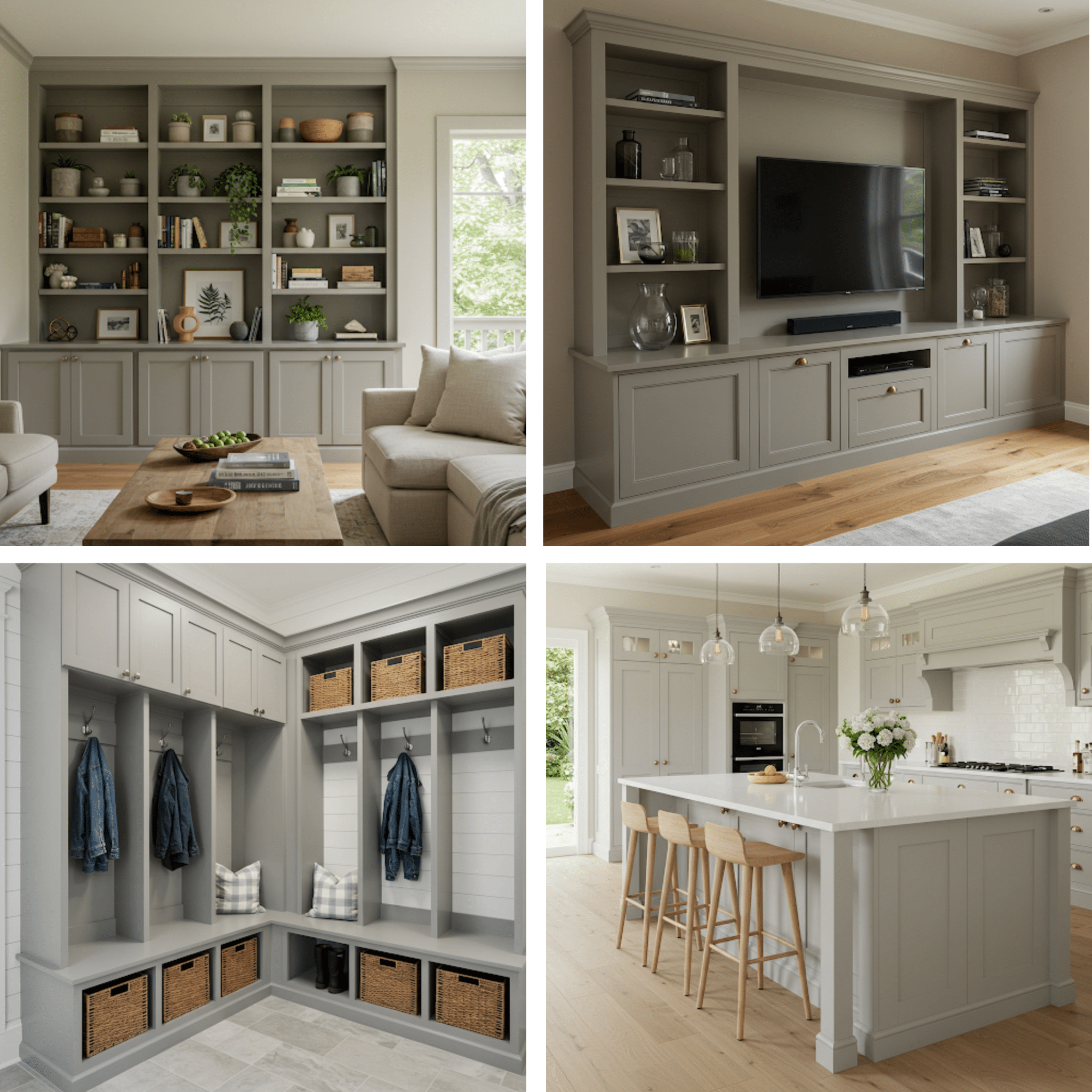 Reviewing (SW 7030) Anew Gray Cabinets for Your Interiors - The Painted ...