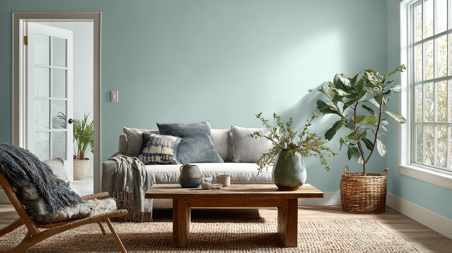 Sherwin-Williams Rain Paint Color: Real Room Photos - The Painted Hinge