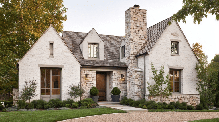 Step-By-Step Tutorial on Whitewash Brick House with Ideas - The Painted ...