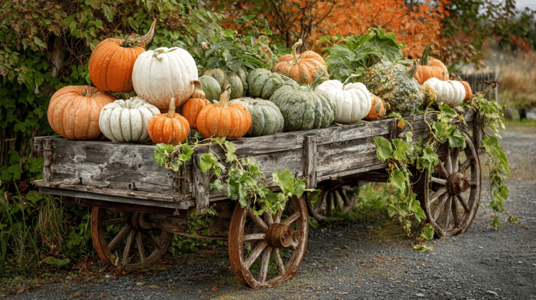 Fun and Easy Fall Wagon Decorating Ideas - The Painted Hinge