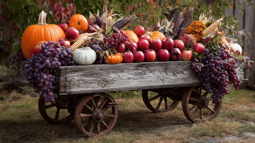 Fun and Easy Fall Wagon Decorating Ideas - The Painted Hinge