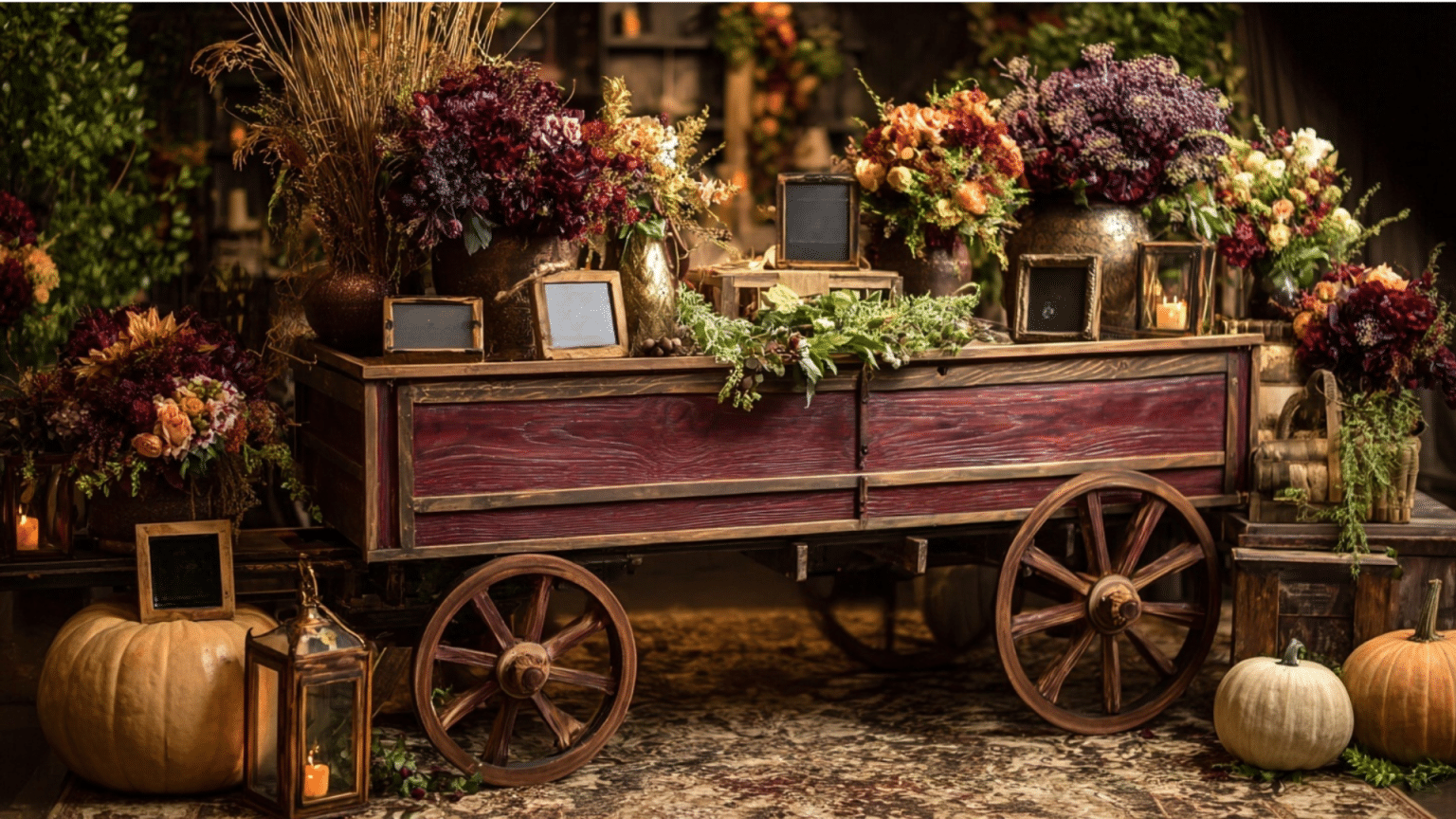 Fun and Easy Fall Wagon Decorating Ideas - The Painted Hinge