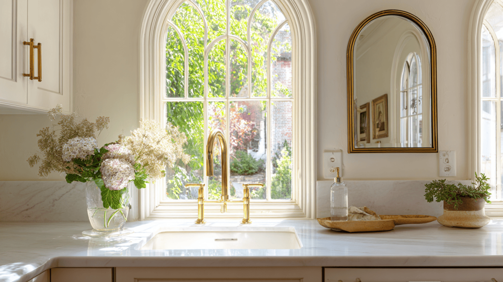 25 Must-See Small Kitchen Windows Over the Sink - The Painted Hinge