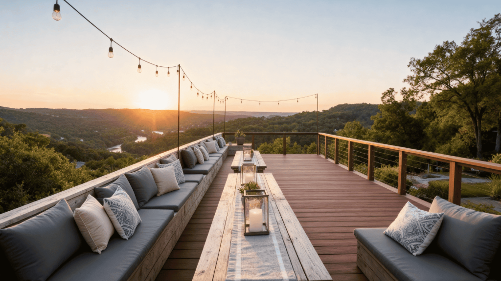 23 Stylish Deck Furniture Layouts for Every Space - The Painted Hinge