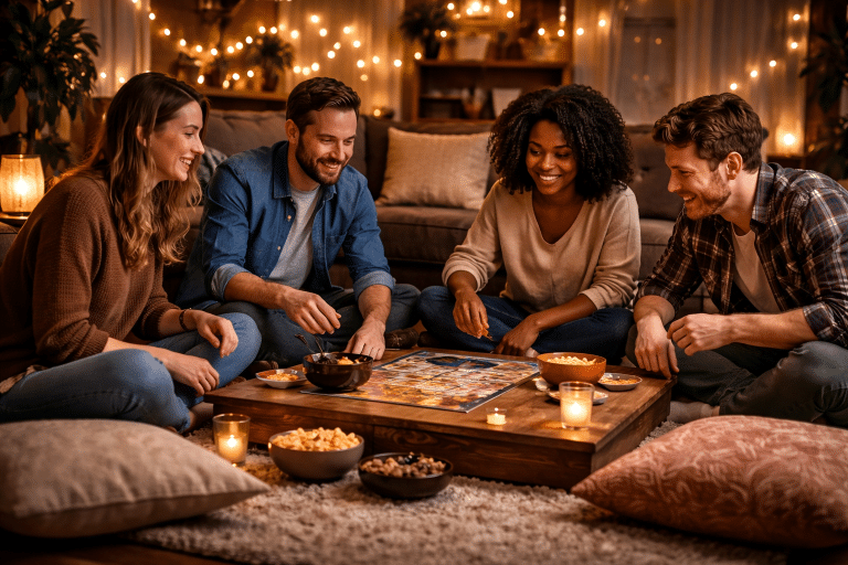 How to Host Adult Game Nights: Setup and Snacks That Work