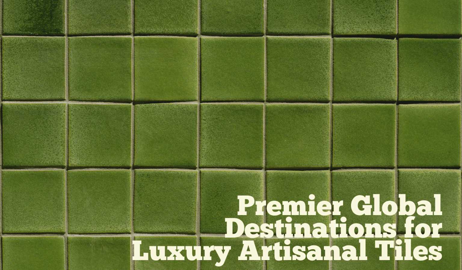 Top Online Shops for Luxury Artisanal Tiles - The Painted Hinge