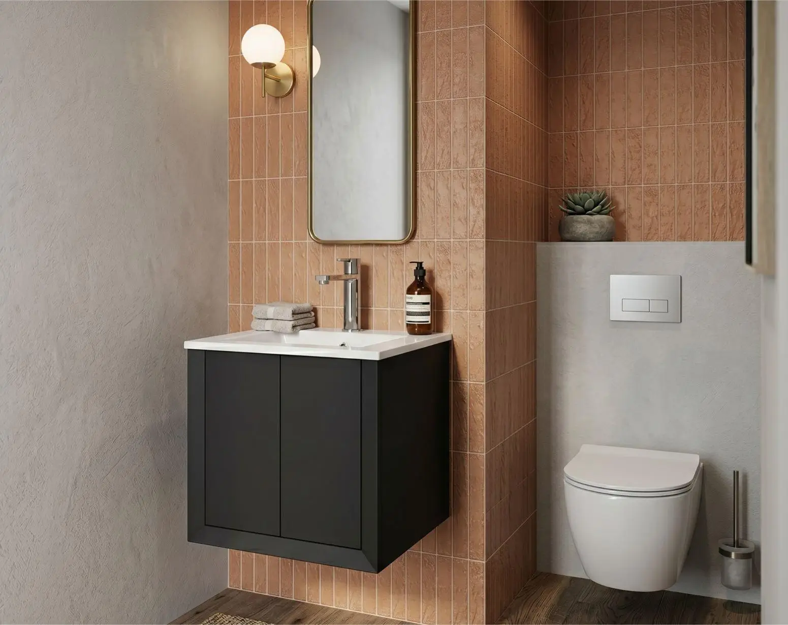 7 Bathroom Inspirations That Pair Vanity Units and Tiles Perfectly