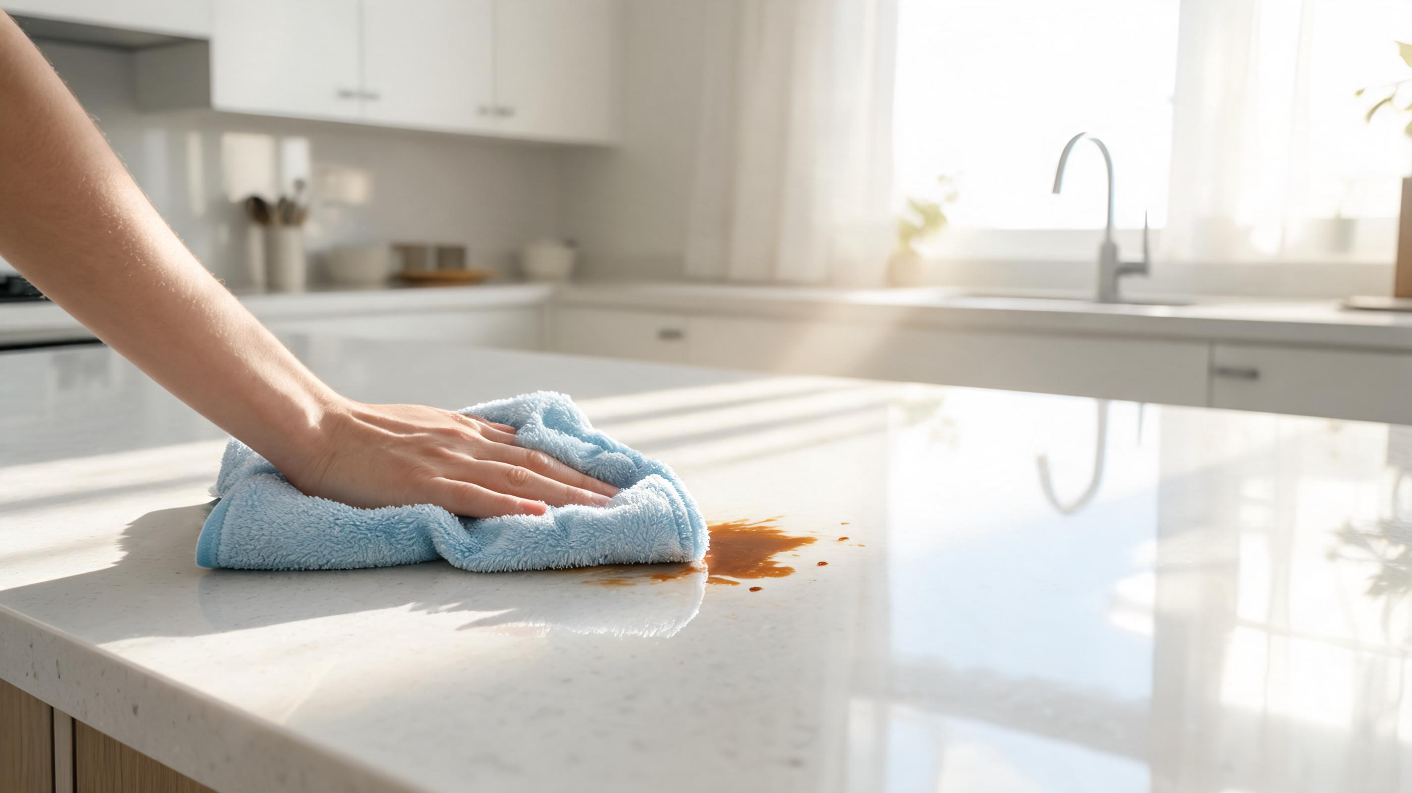 How to Clean Quartz Countertops without Damaging Them