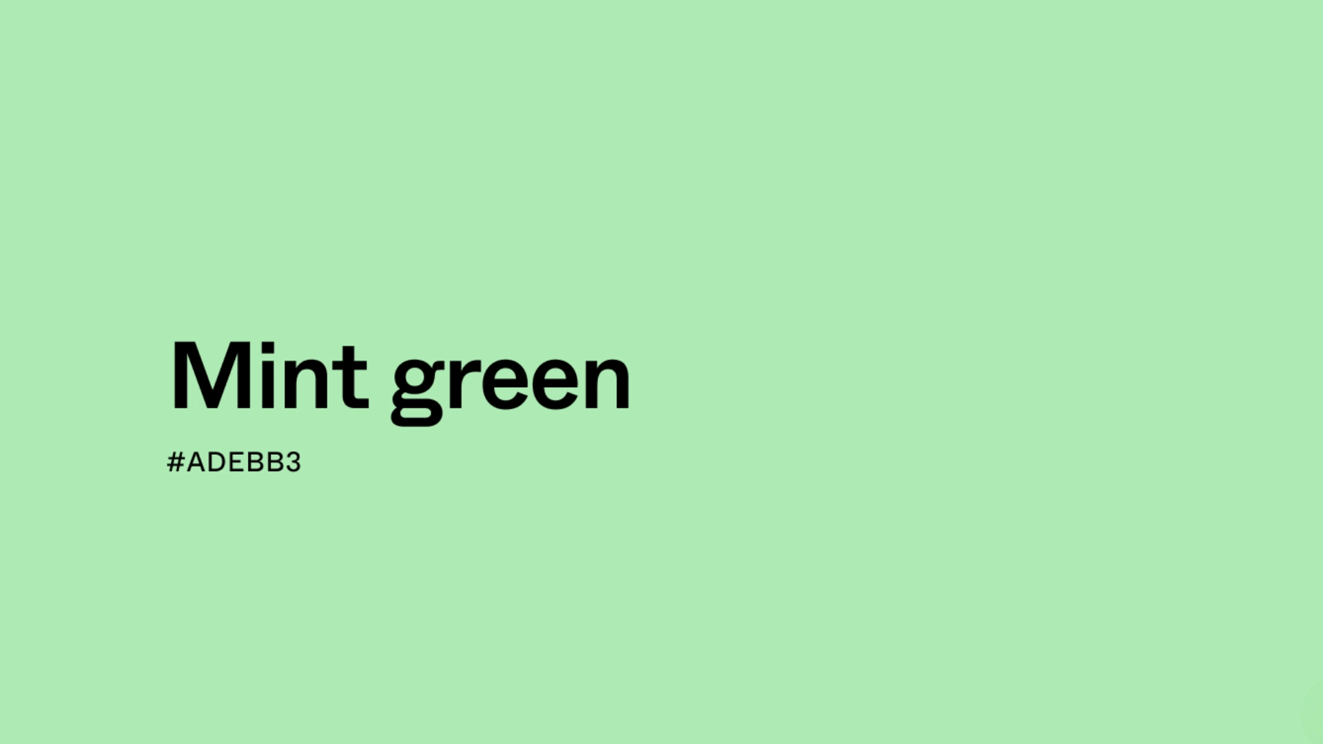 Using the Mint Green Color in Home decor